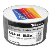 Traxdata Cd-r 80 52x Inkjet White Full Surface 50pcs - Οπτικοι δισκοι ...