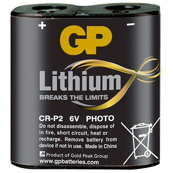 Gp Photo Battery Cr-p2, 6v - Μπαταριες (ANA.GPB0118) : e-shop.cy