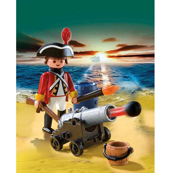 Playmobil 5141 Redcoat Guard With Cannon-βρεττανος Φρουρος Με Κανονι ...