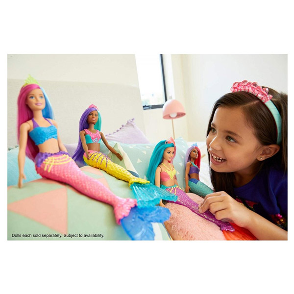 Mattel Barbie: Dreamtopia - Pink And Blue Hair Mermaid Doll (gjk0 ...