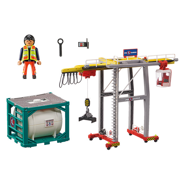 Playmobil 70770 Γερανογεφυρα Φορτοεκφορτωσης Container - Playmobil (EPI ...
