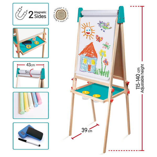 Μαγνητικος Επιδαπεδιος Πινακας Mega EAsel Deluxe - Εκπαιδευτικα (EPI ...