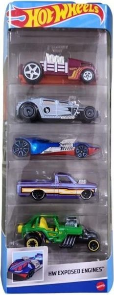 Mattel Hot Wheels - Hw Exposed Engines (set Of 5) - Μινιατουρες (EPI ...