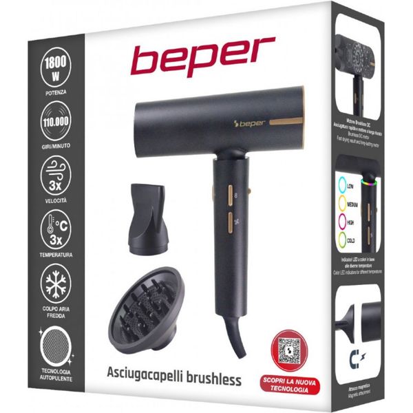 Σεσουαρ Μαλλιων 1800w Με Φυσουνα Beper P301asc010 - Σεσουαρ (HAP.174966 ...