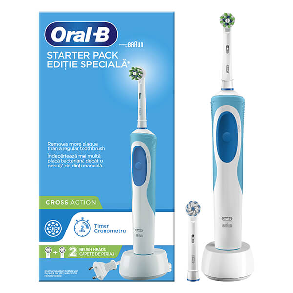 Ηλεκτρικη Οδοντοβουρτσα Oral-b D12 Vitality Cross Action 80372251 ...