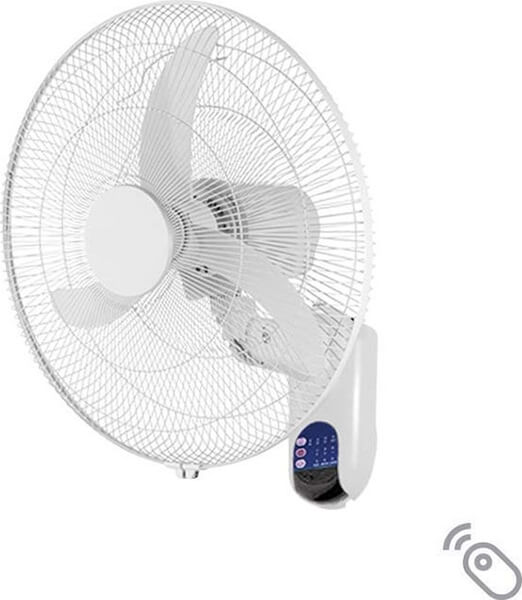 Ανεμιστηρας Επιτοιχος Lineme 02-00117 Λευκος 18'' Με Rc - Ανεμιστηρες ...