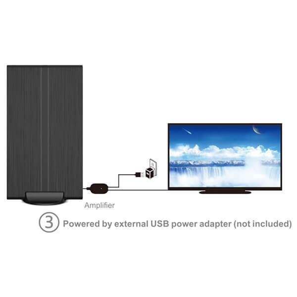 Osio Ota-3035 Κεραια Τηλεορασης 4K Εσωτερικου / Εξωτερικου Χωρου Με ...
