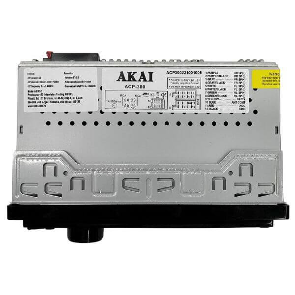 Akai Acp-300 Ηχοσυστημα Αυτοκινητου Με Bluetooth Dual USB TF Aux-in FM ...