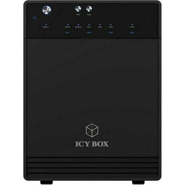 ICY BOX External Type-c 3.2 4-bay Jbod Enclosure For 3.5' Sata HDD Ib ...
