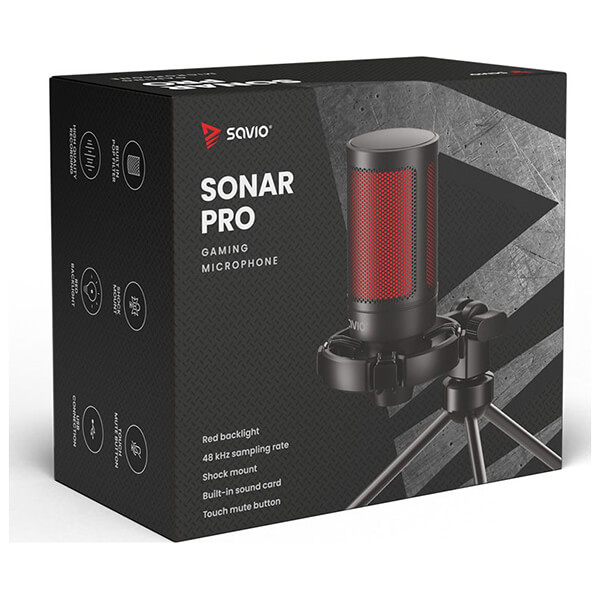 Savio Sonar PRO Gaming Microphone - Μικροφωνα (PER.507127) : e-shop.cy