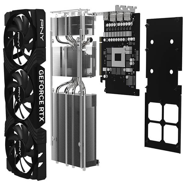 VGA PNY Geforce RTX 4070ti Verto Triple FAN Edition 12288 MB Gddr6x Pci ...