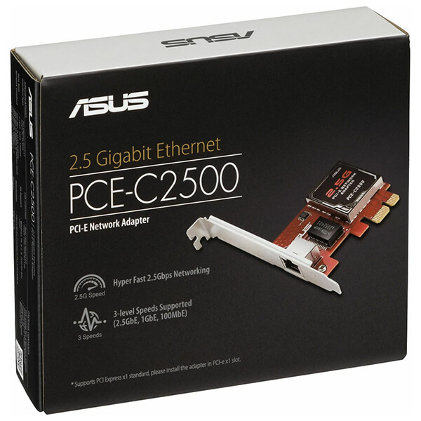 Asus Pce-c2500 Network Card Pcie 2.5 Gigabit Ethernet - Καρτα δικτυου ...
