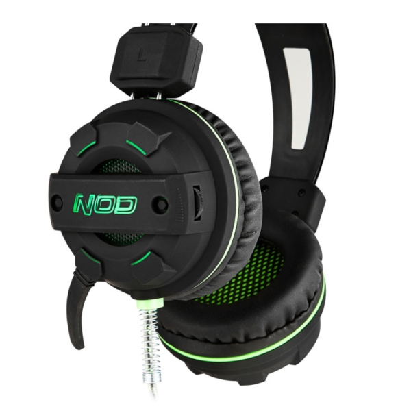 NOD G-hds-002 Gaming Headset With Flexible Microphone AND Green LED ...
