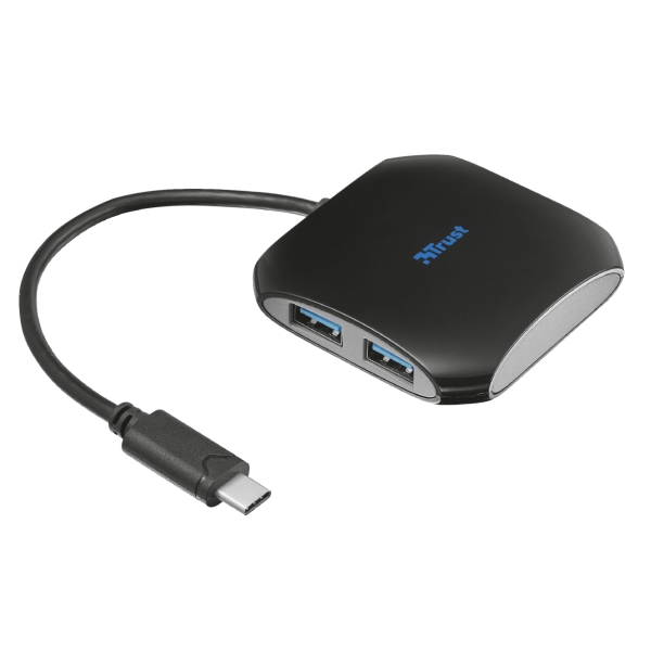 Trust 21010 USB Type-c 4 Ports Usb3.0 HUB - Usb hub (PER.591576) : e ...