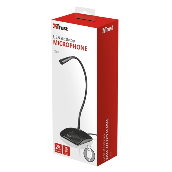 Trust 21679 Flex USB Microphone - Μικροφωνα (PER.591635) : e-shop.cy