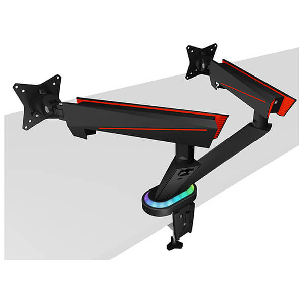 ICY BOX Ib-msg304bl-t Gaming Monitor Stand With USB 3.0 Media HUB AND ...