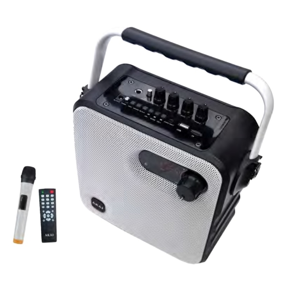 Akai Abts-t5 Portable Bluetooth Speaker With Radio/mic - Hi-fi (PER ...