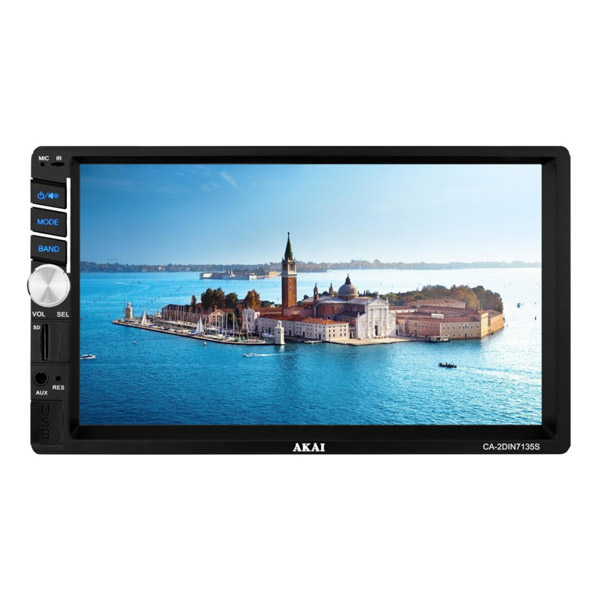 Akai Ca-2din7135s CAR Radio 7'' Multimedia With Bluetooth, Mirrorlink ...