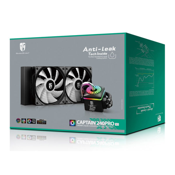 Deepcool Captain 240 PRO V2 ADD RGB Liquid CPU Cooler - Υδροψυξη (PER ...