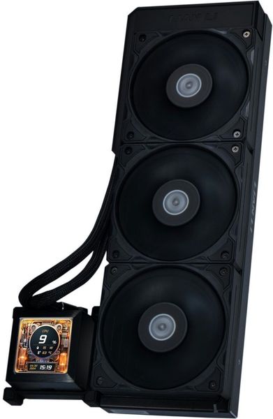 Lian LI Hydroshift LCD 360 NON RGB FAN Black - AIO CPU Liquid Cooler ...
