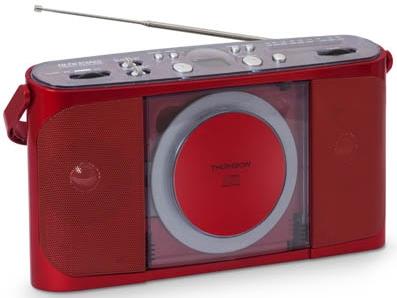 Thomson Rcd181 Portable Radio/cd Player RED - Cd player (PER.584814 ...