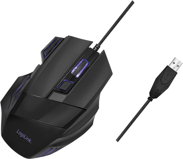 Logilink Id0202 Ergonomic USB Gaming Mouse 2400 DPI Black - Ποντικια ...