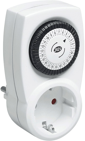 REV Timer Μηχανικο White 0025100109 WS - Ηλεκτρικα (PER.588981) : e-shop.cy