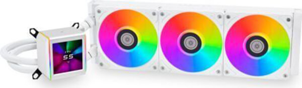 Lian LI Galahad II LCD 360 White - AIO GPU Liquid Cooler With Argb Fans ...