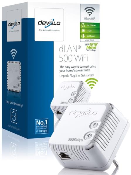Devolo Dlan 500 Wifi Single Adapter - Homeplug (PER.612637) : e-shop.cy