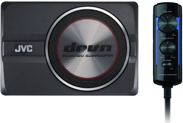 JVC Cw-dra8 Drvn 20cm Compact Powered Subwoofer MAX Power 250w/rms Power 150w - Ηχεια ...