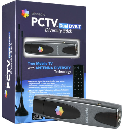 Pinnacle Pro2001e Pctv Dual Dvb-t Diversity Stick USB - Tv tuner (PER ...