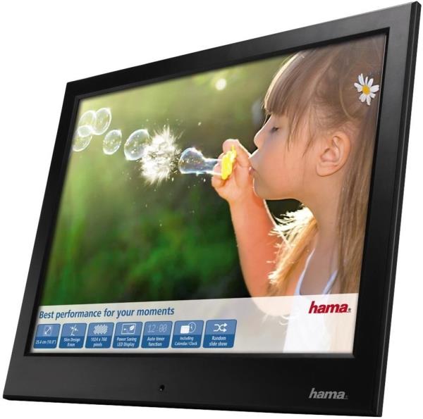 Hama 95291 97slb Digital Photo Frame 9.7" Slim Black - Photo frames ...