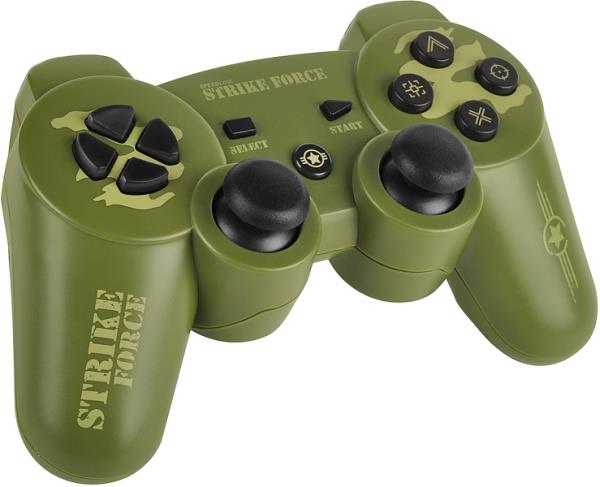 Speedlink Sl-4443-smg-01 Strike FX Wireless Gamepad For Pc/ps3 Army ...