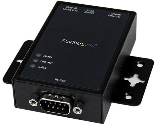 Startech 1-port Rs232 Serial TO IP Ethernet Converter / Device Server - Aluminum - Accessories ...