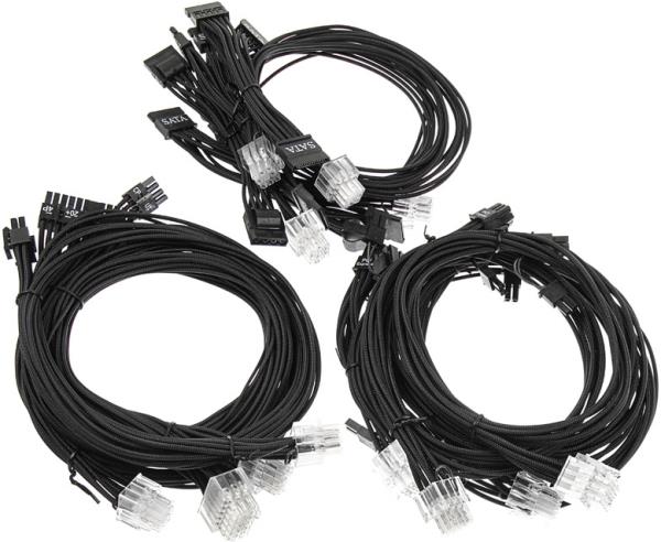 Super Flower Sleeve Cable KIT Black - Καλωδιο εσωτερικης συνδεσης ...