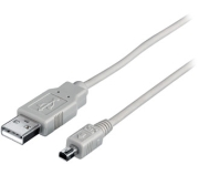 Equip:128520 USB 2.0 Cable A Male-mini 4P 1,8m - Καλωδιο συνδεσης ...