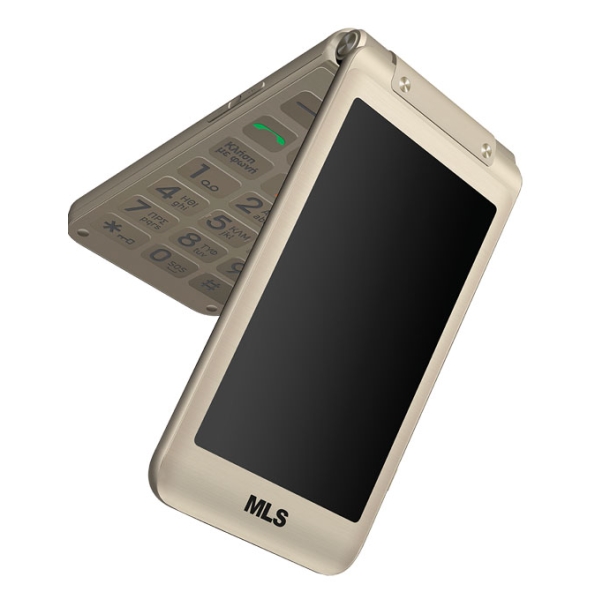Κινητο MLS Easy Flip 4G Dual SIM Champagne - Κινητο τηλεφωνο (TEL ...