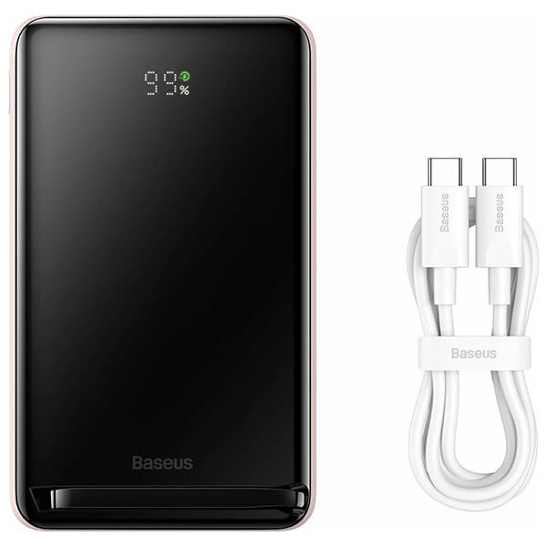 Baseus Wireless Powerbank QI 10000mah Magnetic Magsafe 20watt Pink ...