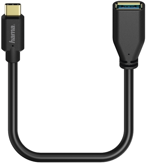 Hama 178258 USB Type-c Adapter Cable OTG USB Type-c Plug - A Socket ...