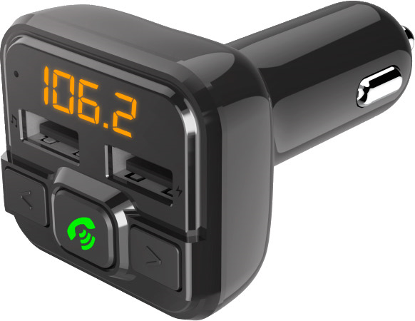 Hama 14158 FM Transmitter With Bluetooth Function AND Handsfree Grey ...