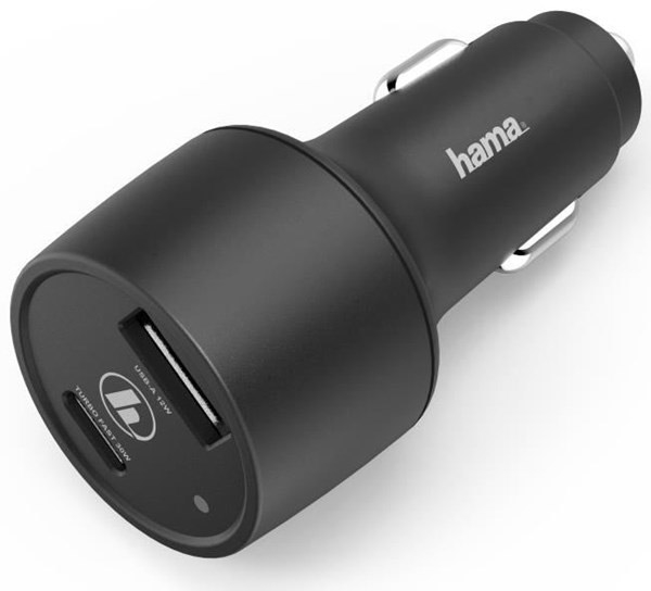 Hama 183323 Hama CAR Charger Usb-c Power Delivery (pd) / Qualcomm + Usb ...