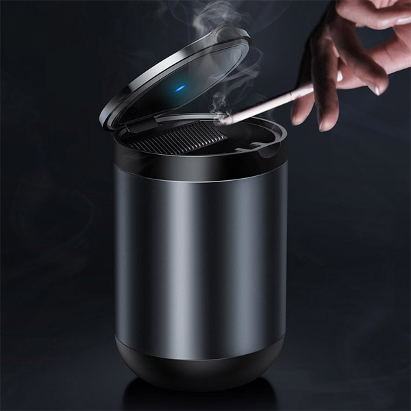 Baseus Premium Car Ashtray Titanium Grey Τασακι Αυτοκινητου ...
