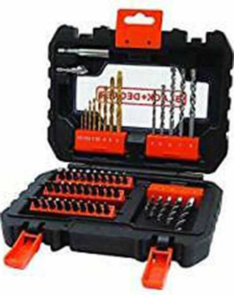Σετ 50 Τεμ Black & Decker Με Μυτες & Τρυπανια & Καρυδακια + Κασετινα ...