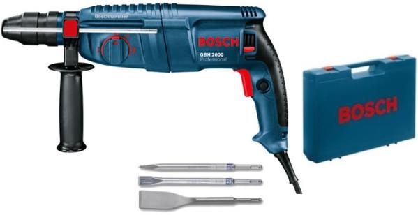 Πιστολετο Ρευματος Bosch Pro Gbh 2600 + 3 Τρυπανια Και Θηκη 0611254370 ...