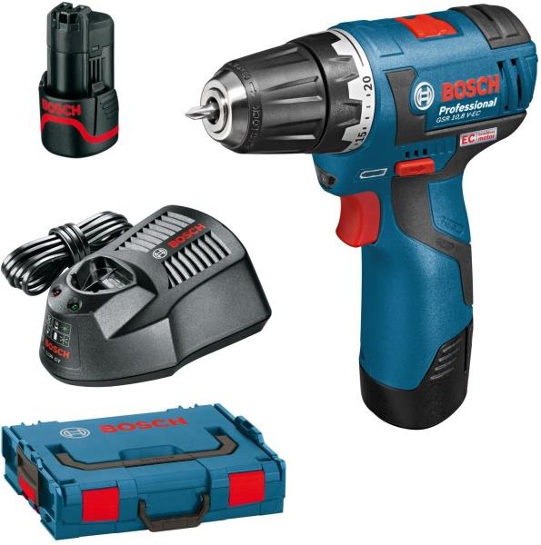 Δραπανοκατσαβιδο Μπαταριας Bosch Pro Gsr 10.8v 2x2.0ah Li-ion L-boxx ...