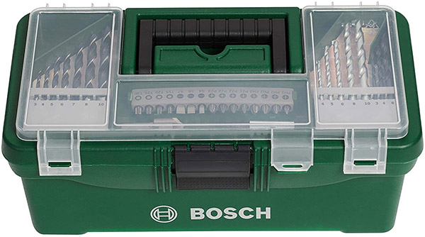 Σετ Diy 73 Τεμ Bosch Βαλιτσακι Ταμπακιερα Μετρο Σφυρι Κατσαβιδι Πενσα ...
