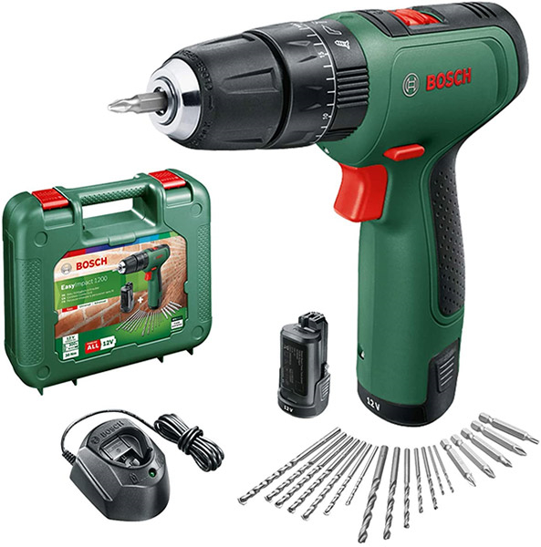 Κρουστικο Δραπανοκατσαβιδο Μπαταριας Bosch Easy Impact 1200 12v 2x1.5ah ...