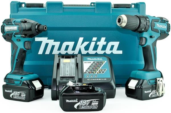 Δραπανοκατσαβιδο Μπαταριας Makita 18v Dhp459d+παλμικο Κατσαβιδι Dtd129d ...