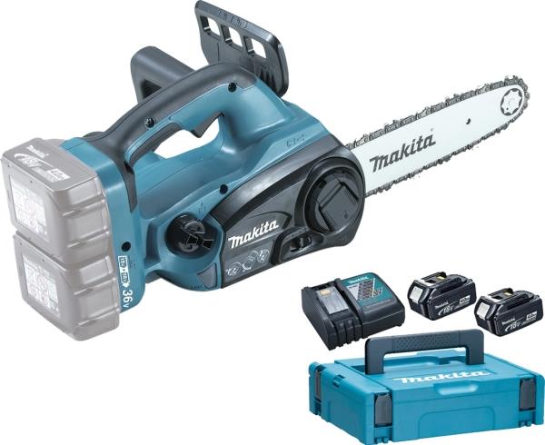 Αλυσοπριονο Κλαδευτικο Μπαταριας Makita 36v 2x18v 5ah 25cm Λαμα ...