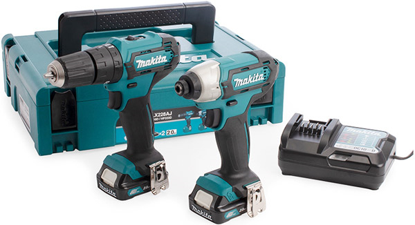 Σετ Makita 12v Δραπανοκατσαβιδο Κρουστικο Hp333d+παλμικο Κατσαβιδι ...